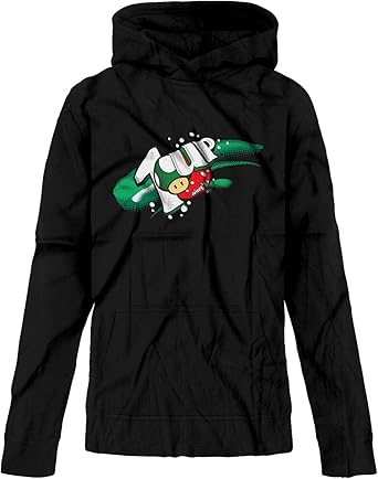 BSW Youth Boys 1UP Super Mario Extra Life Mushroom 7UP Hoodie: Amazon ...