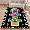 Amazon.com: YLZLDKH Hopscotch Play Rug Carpet for Kids, ABC Alphabet ...