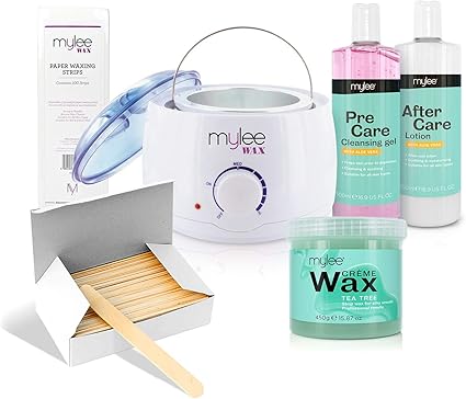 Mylee Complete Waxing Kit, Includes Salon Quality Wax Heater, Soft ...