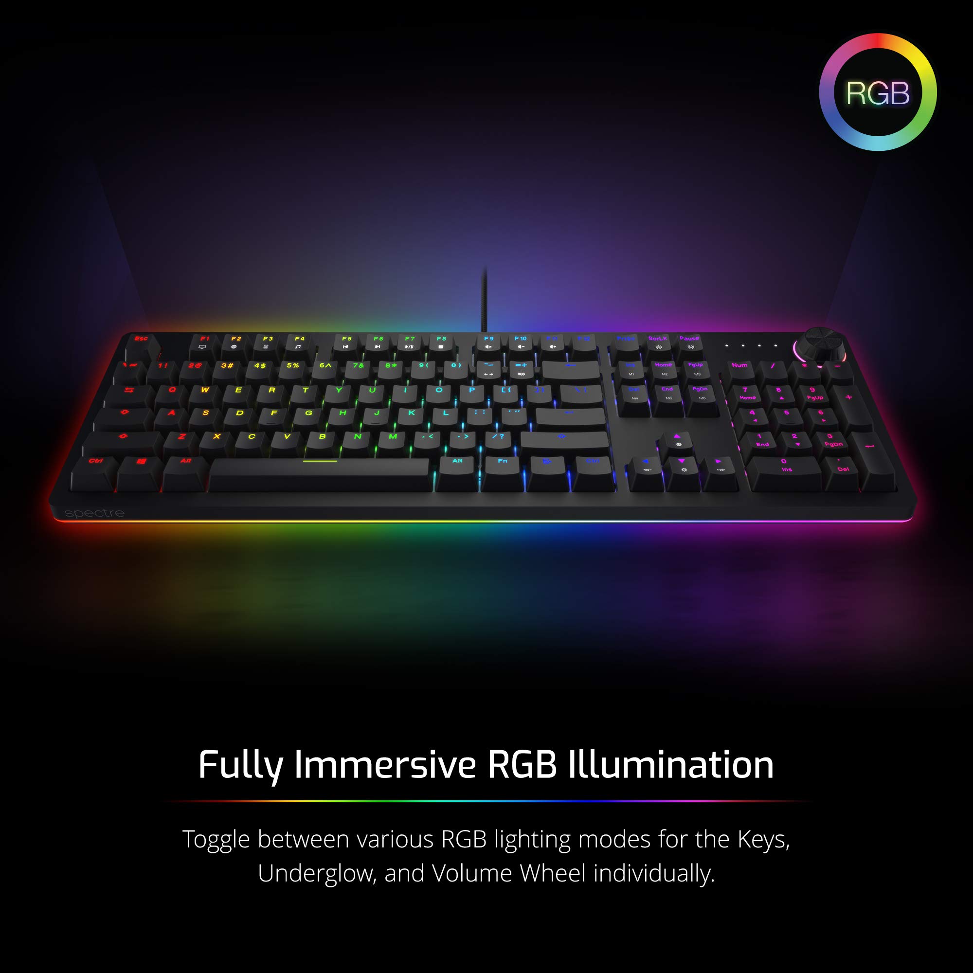 Mua TECWARE Spectre Pro, RGB Mechanical Keyboard, RGB LED trên Amazon ...