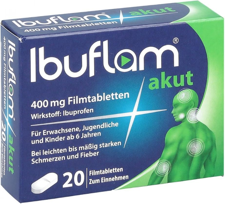 Ibuflam akut 400 mg Filmtabletten, 20 St. Tabletten: Amazon.de ...