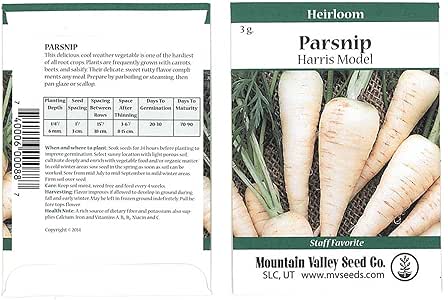 Amazon.com : Harris Model Parsnip Garden Seeds - 3 Gram Packet ~500 ...