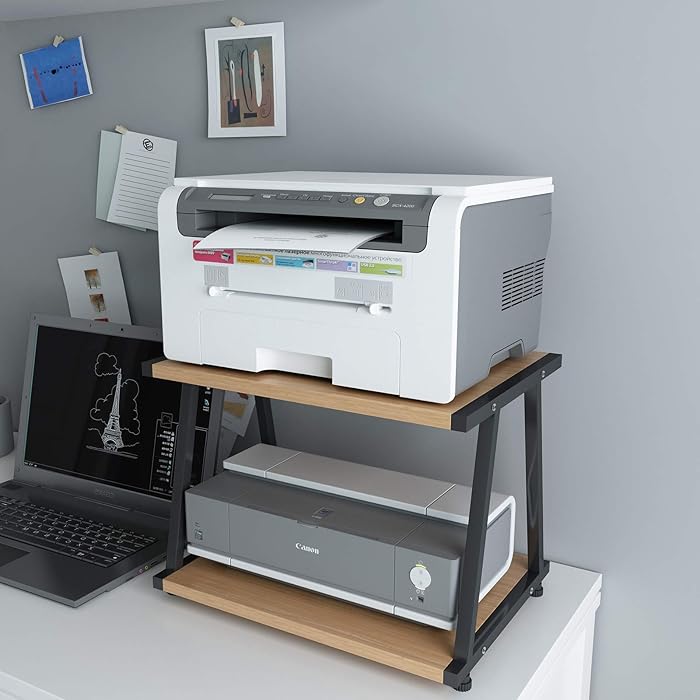Buy PUNCIA Office Printer Stand Desktop Laser Printer Copier Scanner ...