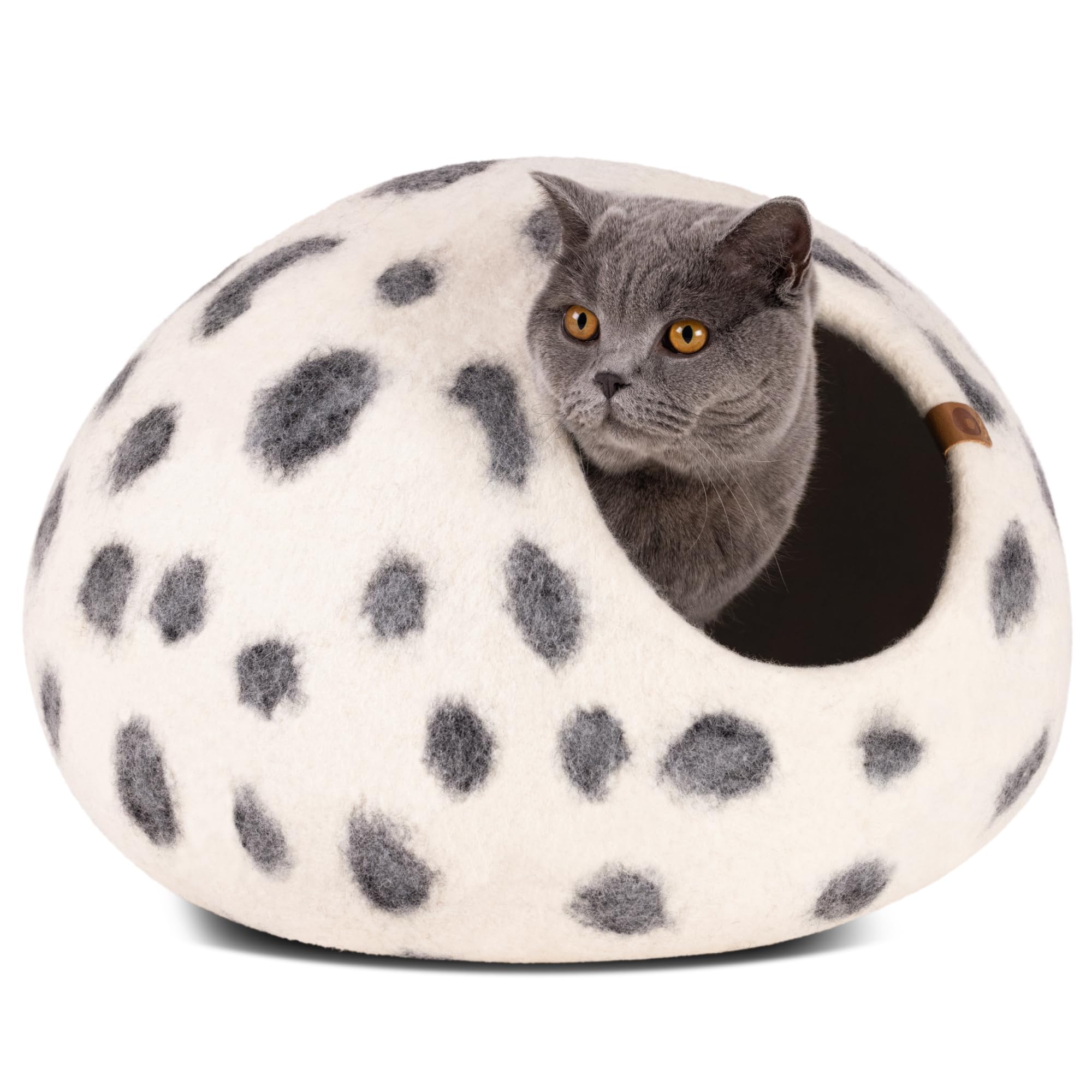 MEOWFIA Cat Cave – Premium Felt Cat Bed for Indoor Cats, Handmade 100% ...