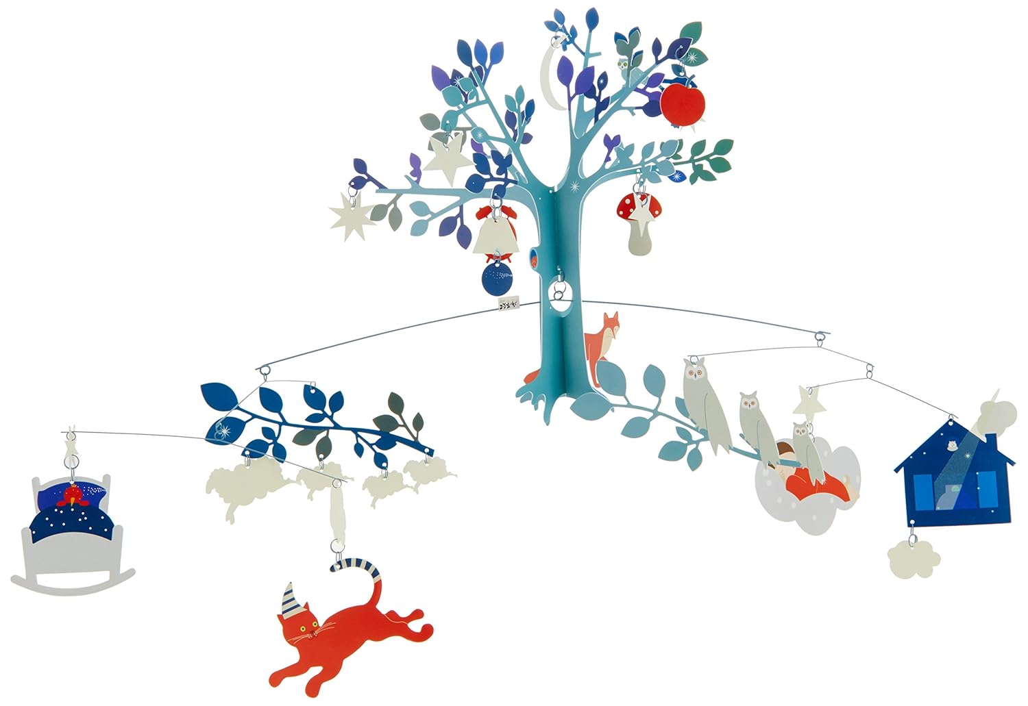 Djeco Large 'An Unusual Night' Luminous Mobile 80cms Wide: Amazon.co.uk ...