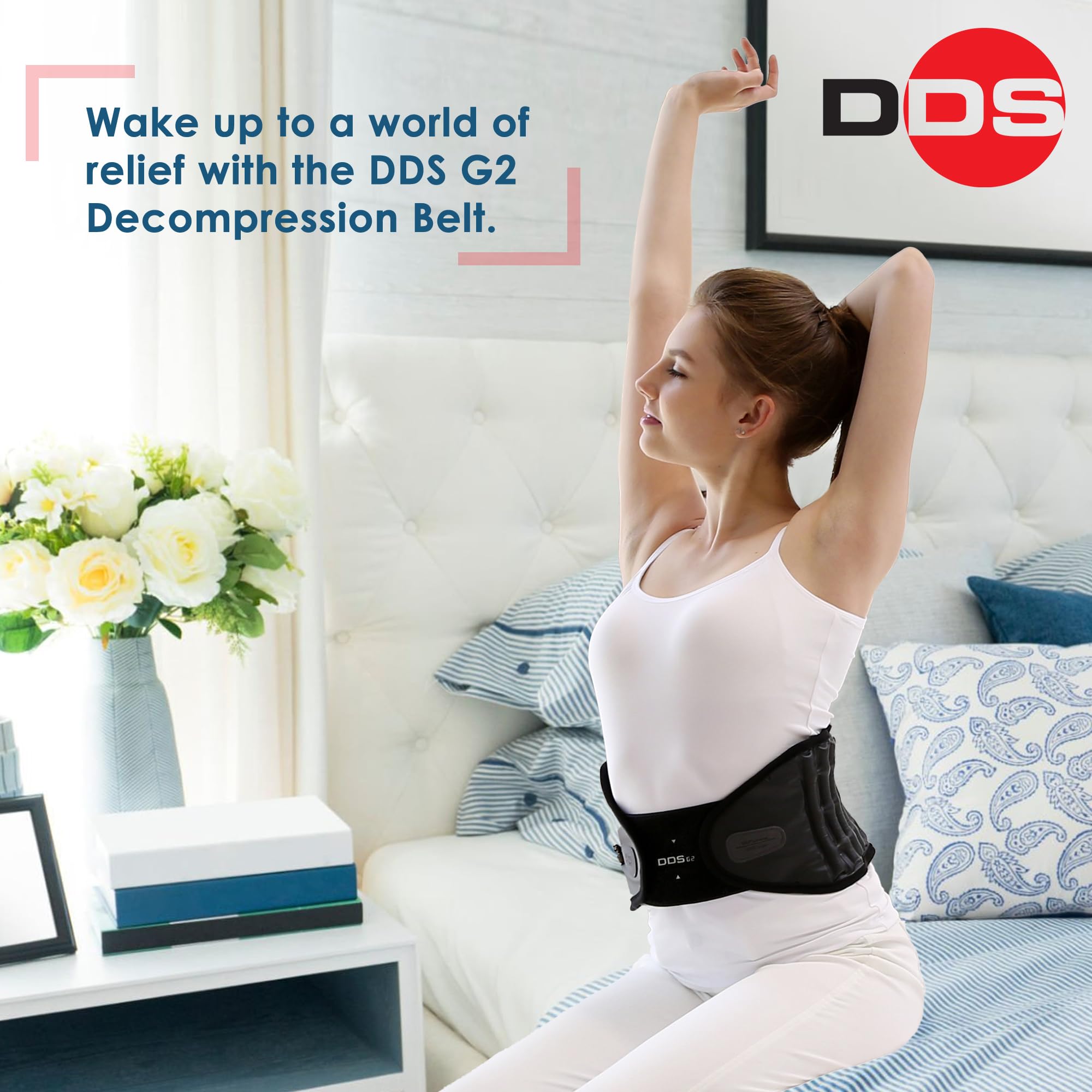 Mua DDS, Inc. G2 Lumbar Decompression Belt, Pneumatic Air Decompression Back Brace for Men and ...