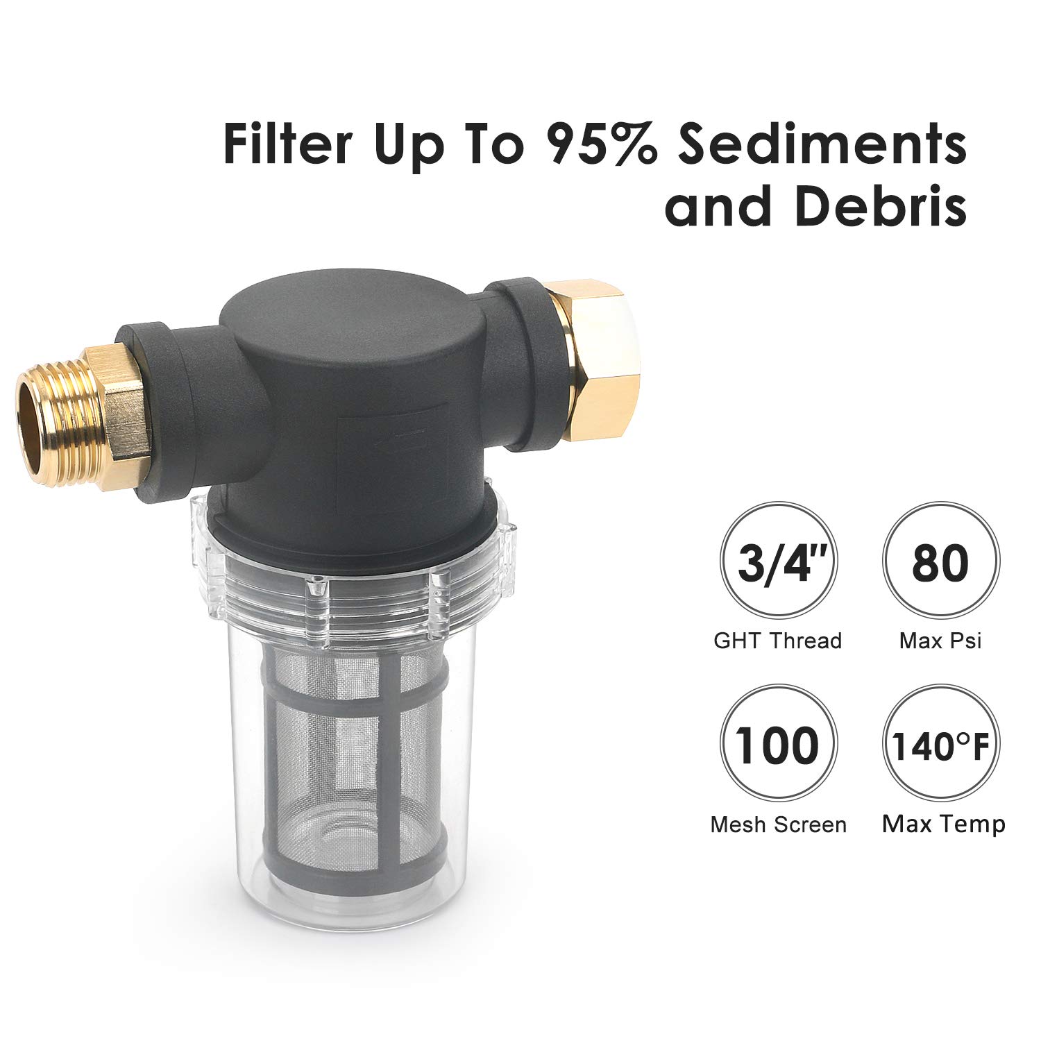 Mua STYDDI Garden Hose Inlet Filter for High Pressure Washer, Garden ...