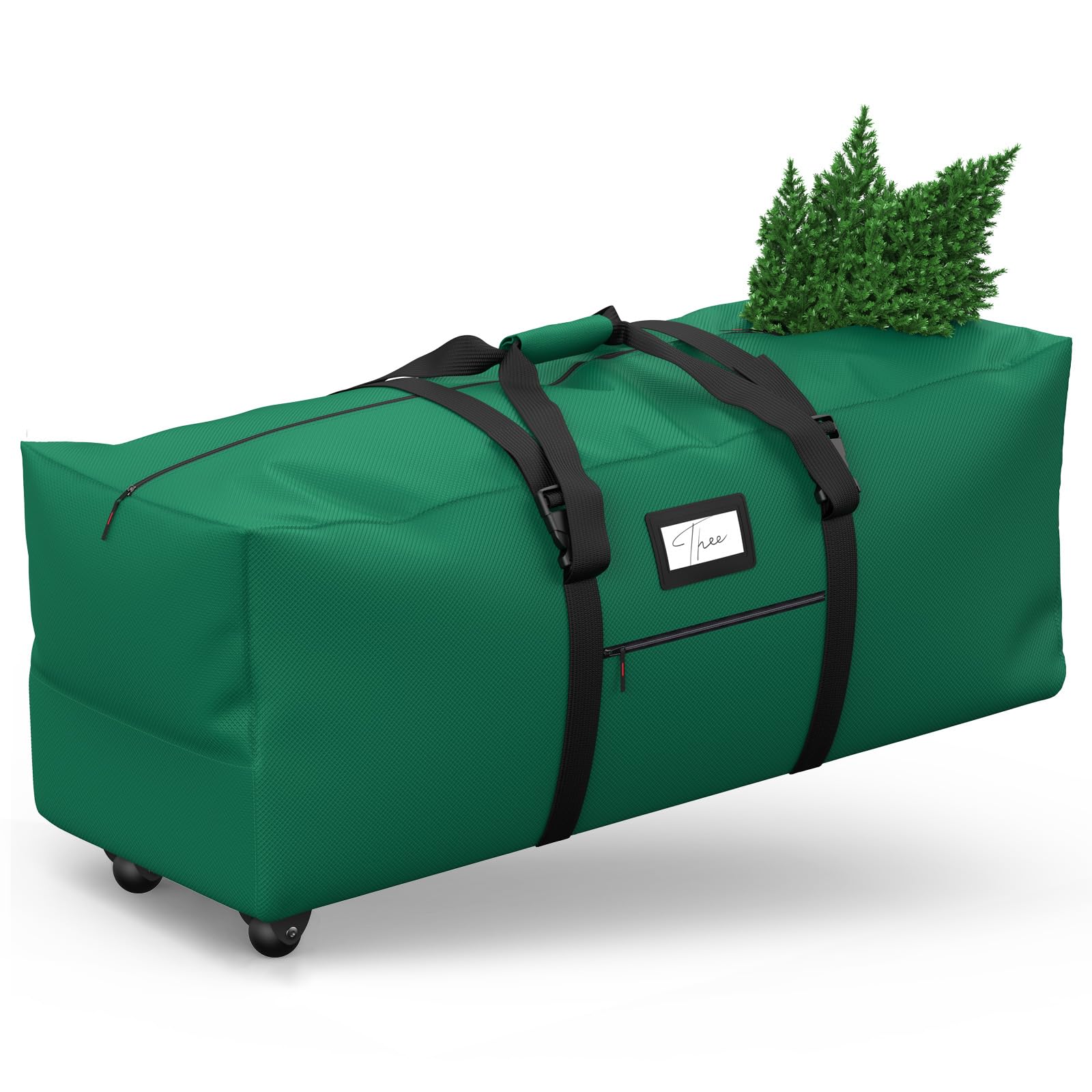 BROSYDA Rolling Christmas Tree Storage Bag, Fits Up to 9 ft Artificial ...