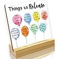 Amazon.com: Things to Let Go of Mental Health Checklist Wooden Sign ...