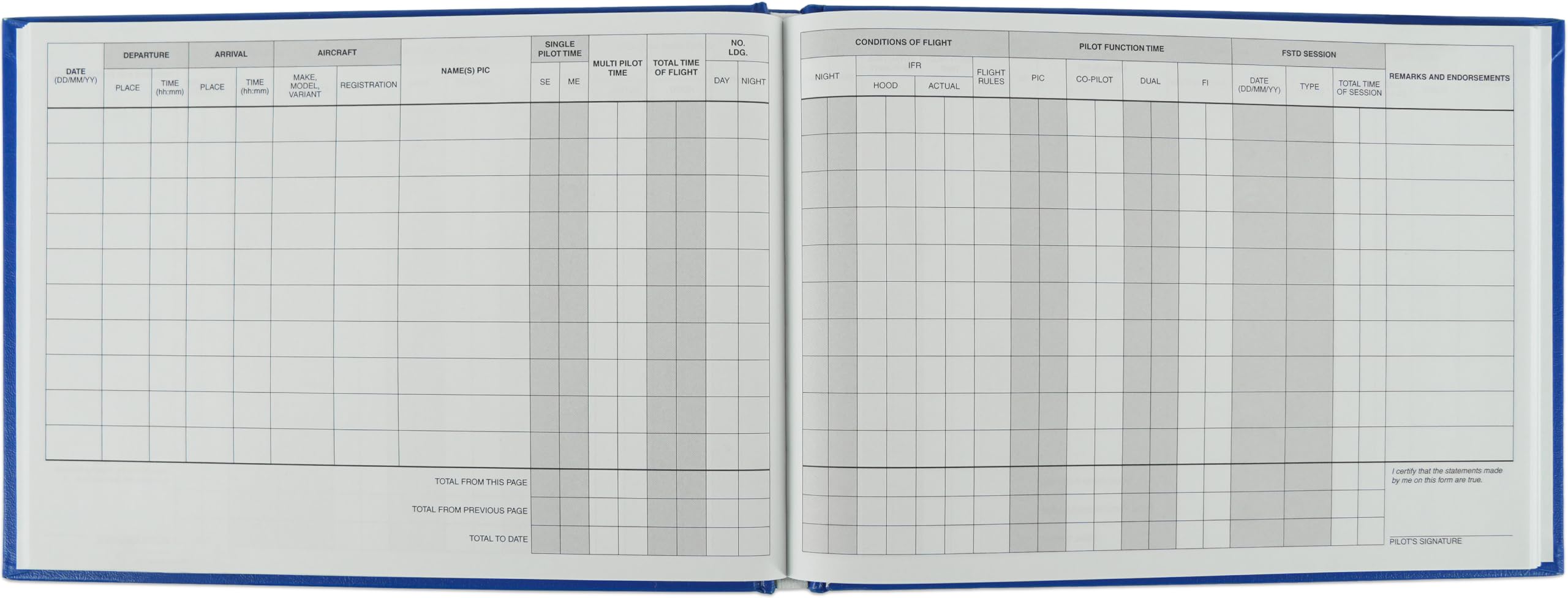 Mua The Standard EASA FCL-Compliant Pilot Log: ASA-SP-EASA (The ...
