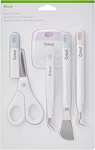 Cricut Basic Tool Set - 5-Piece Precision Tool Kit for Crafting and DIYs, Perfect for Vinyl ...