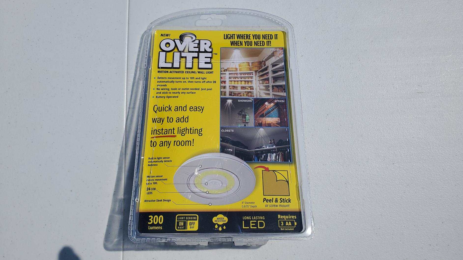 $5/mo - Finance Sensor Brite Overlite Wireless Motion-Activated Ceiling ...