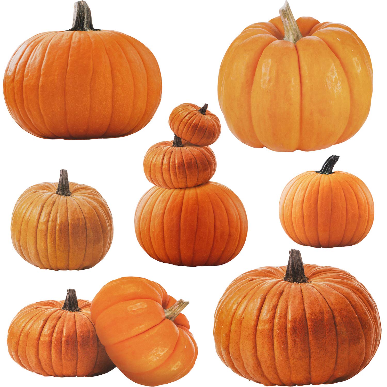 35 Pieces Pumpkin Cutouts Pumpkin Shape Cutouts for Fall Celebrations ...