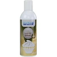 Amazon.com: PME Gold Tall Edible Lustre Spray Tall Can-400ml (13.5 oz ...