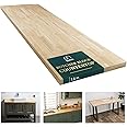Amazon.com: Bme Unfinished Hevea Solid Hardwood Butcher Block ...