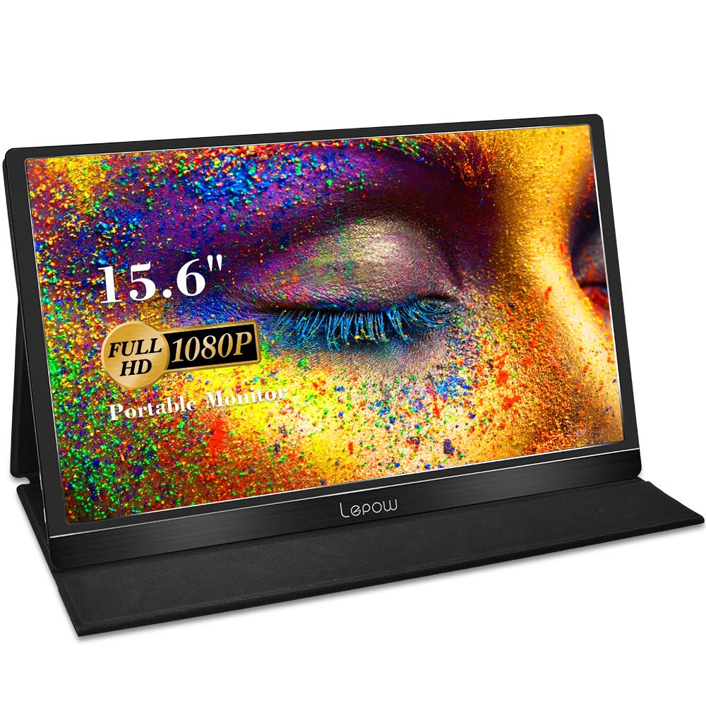 Lepow Portable Monitor Z1-Gamut 15.6'' FHD Laptop Display [Improved ...