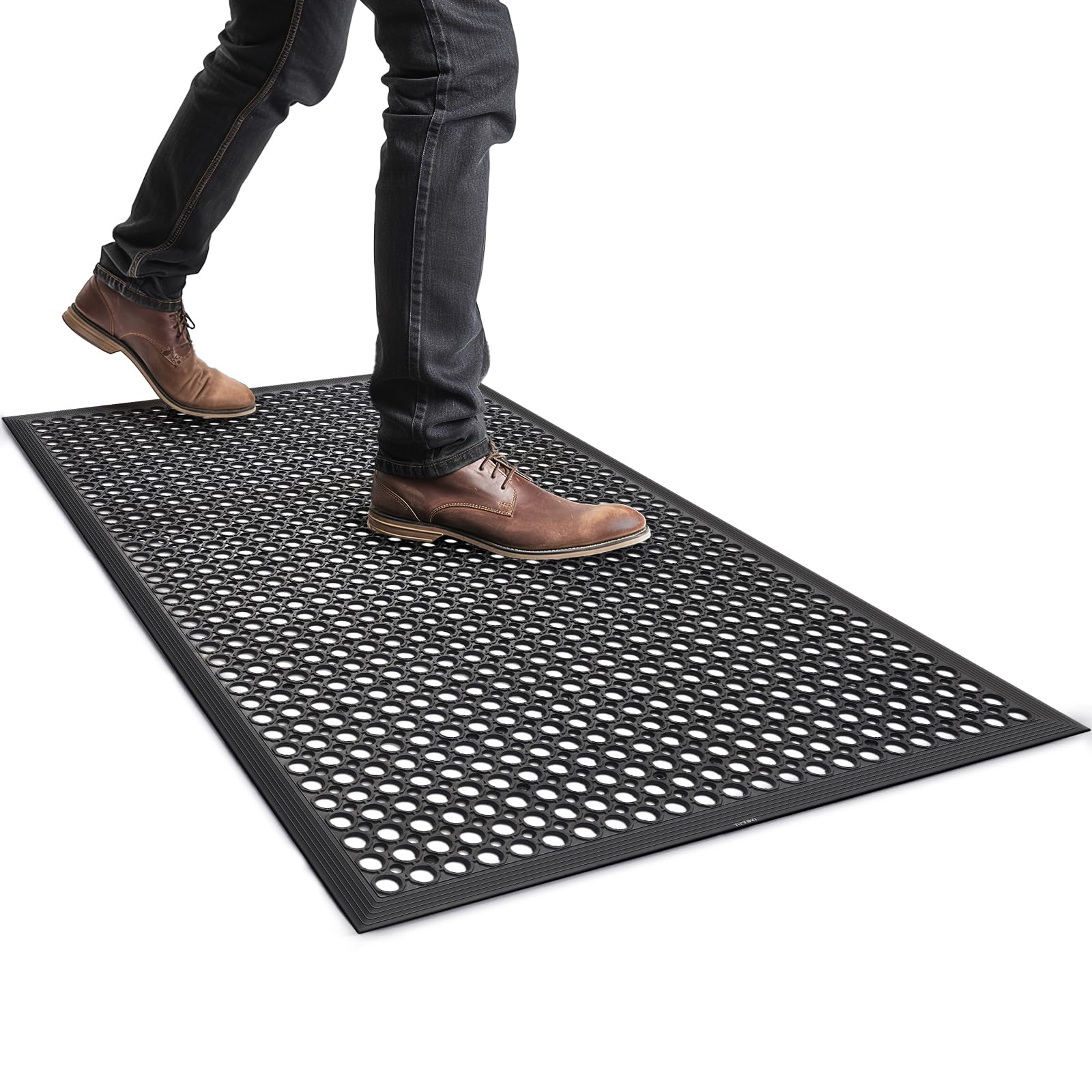 Outdoor Rubber Mat for Floor Anti-Fatigue Non Slip Restaurant Floor ...