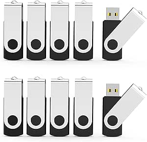 Aiibe 10 Pack 2GB USB Sticks 2GB USB Flash Drive Bulk Thumb Drive USB 2 ...