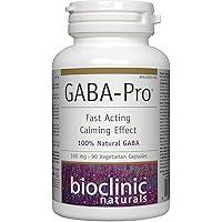 Bioclinic Naturals - GABA-Pro 100 mg. - 90 Vegetarian Capsules : Amazon ...