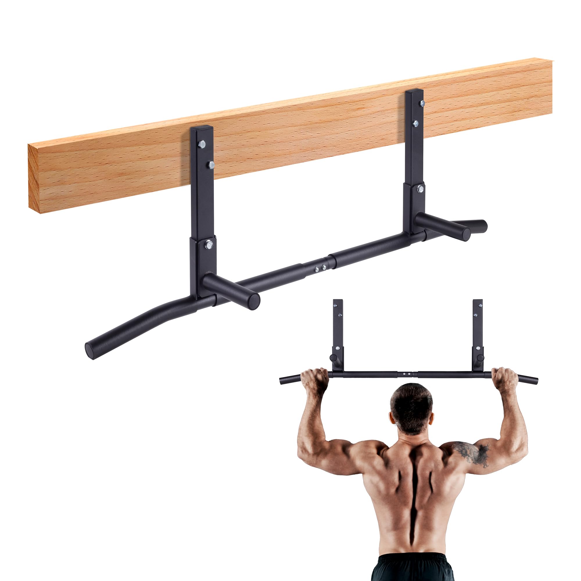 Mua AmStaff Fitness Joist Mount Pull Up Bar Ceiling Mounted Chin Up Bar ...