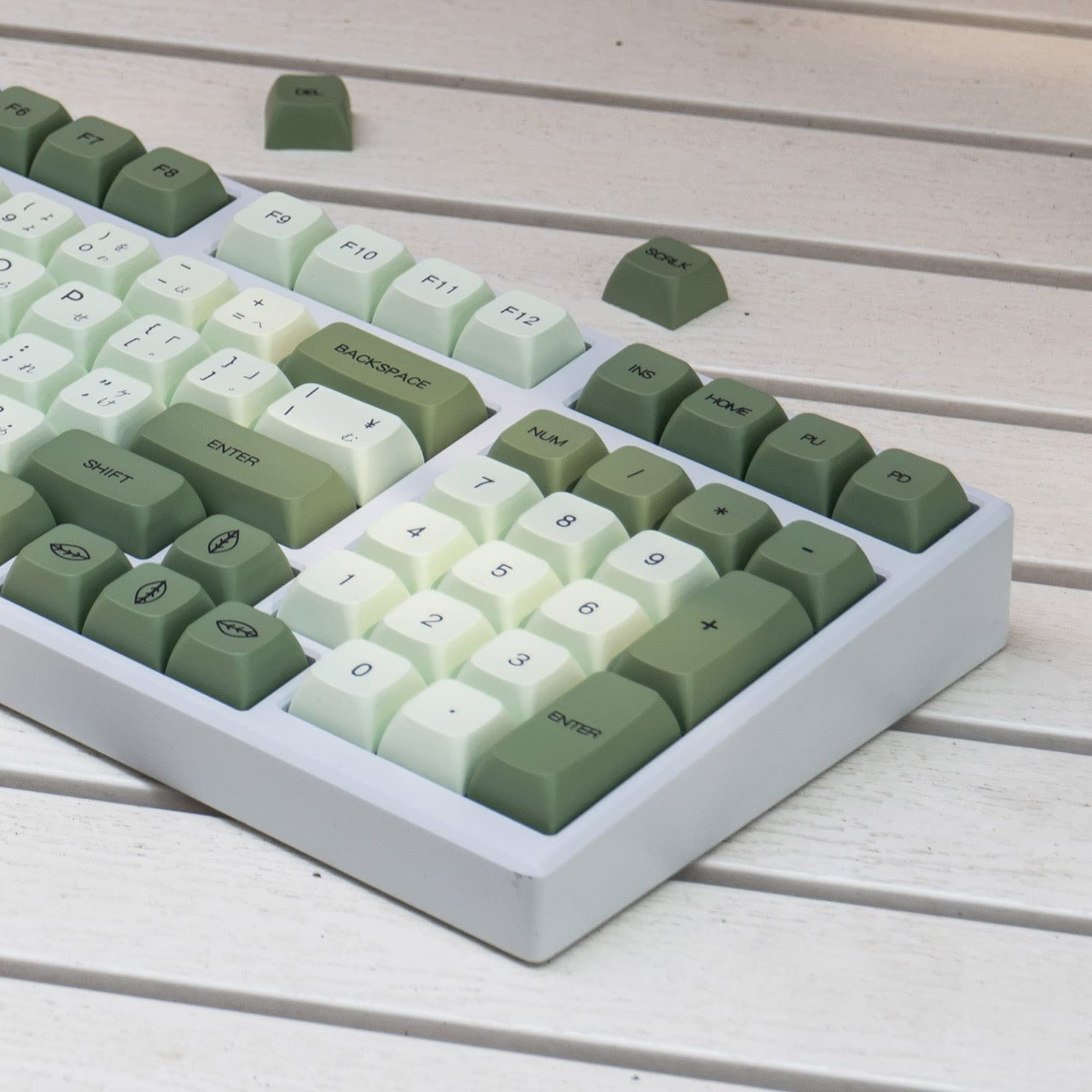 Mua mintcaps PBT Japanese Keycaps Matcha Green XDA Profile Cute Keycaps ...