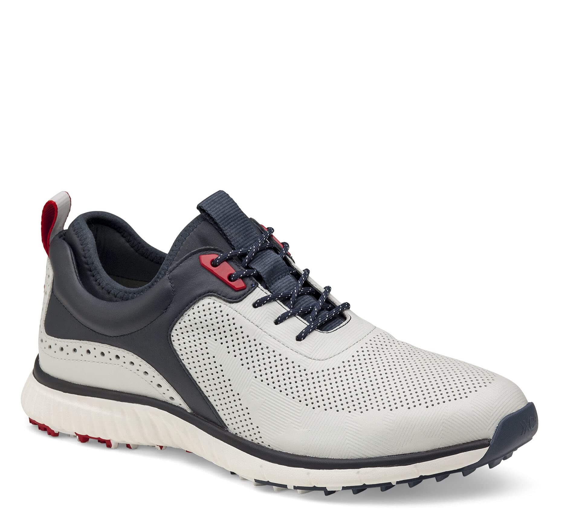 Johnston & Murphy Men's XC4 H1-Luxe Hybrid White/Navy Full Grain 8.5 M ...