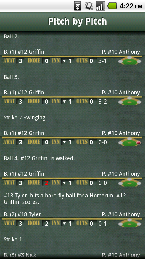 iScore Baseball / Softball Scorekeeper:Amazon.com:Appstore for Android