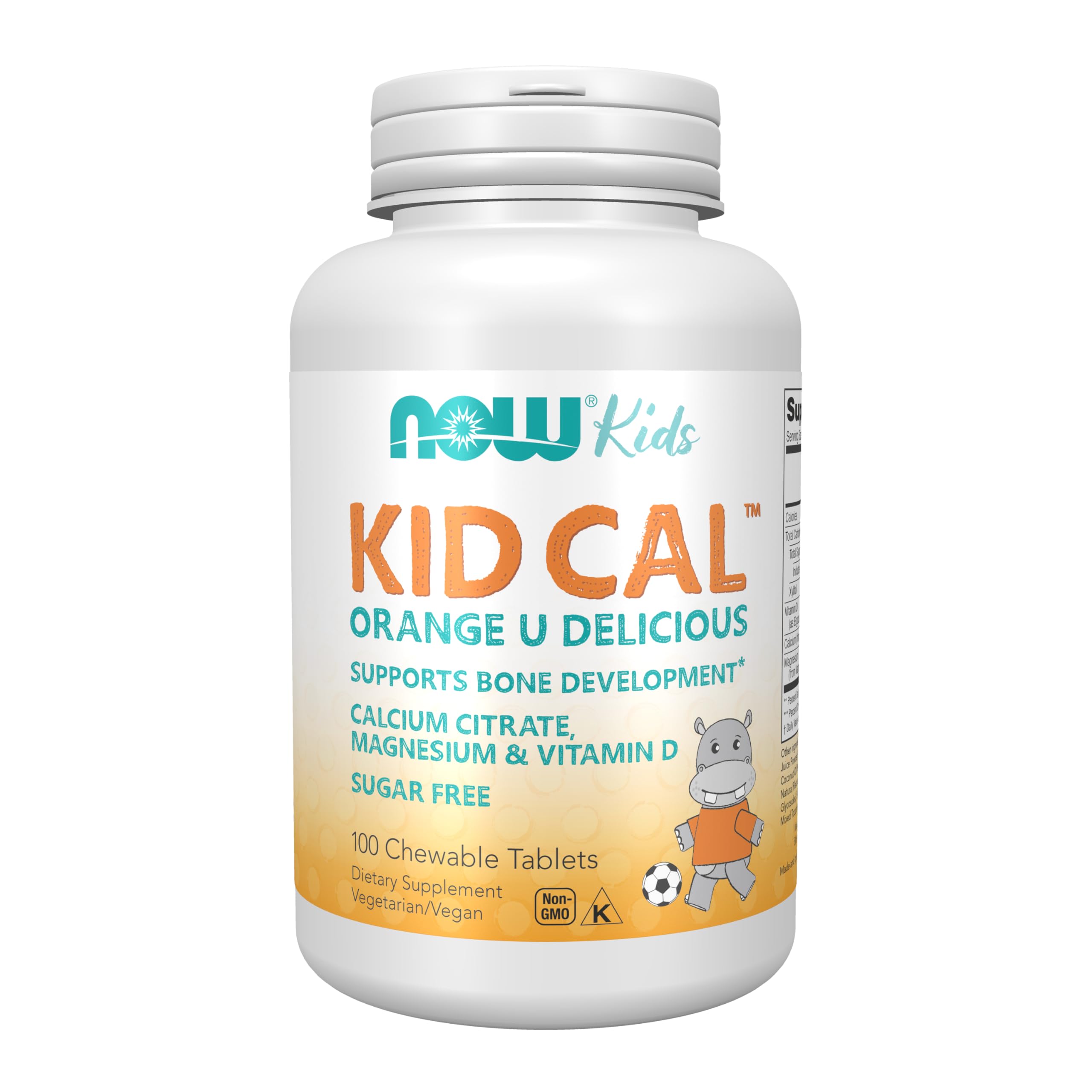 NOW Foods Supplements, Kid Cal with Calcium Citrate, Magnesium and ...