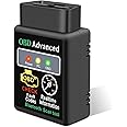 Amazon.com: Friencity OBD2 Scanner Adapter Bluetooth, Wireless Diagnostic Code Reader OBD II ...
