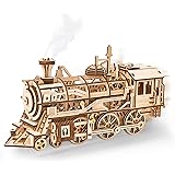 Amazon.com: Wood Trick Wooden Toy Train Set with Railway - 34x7″ - Locomotive Train Toy ...