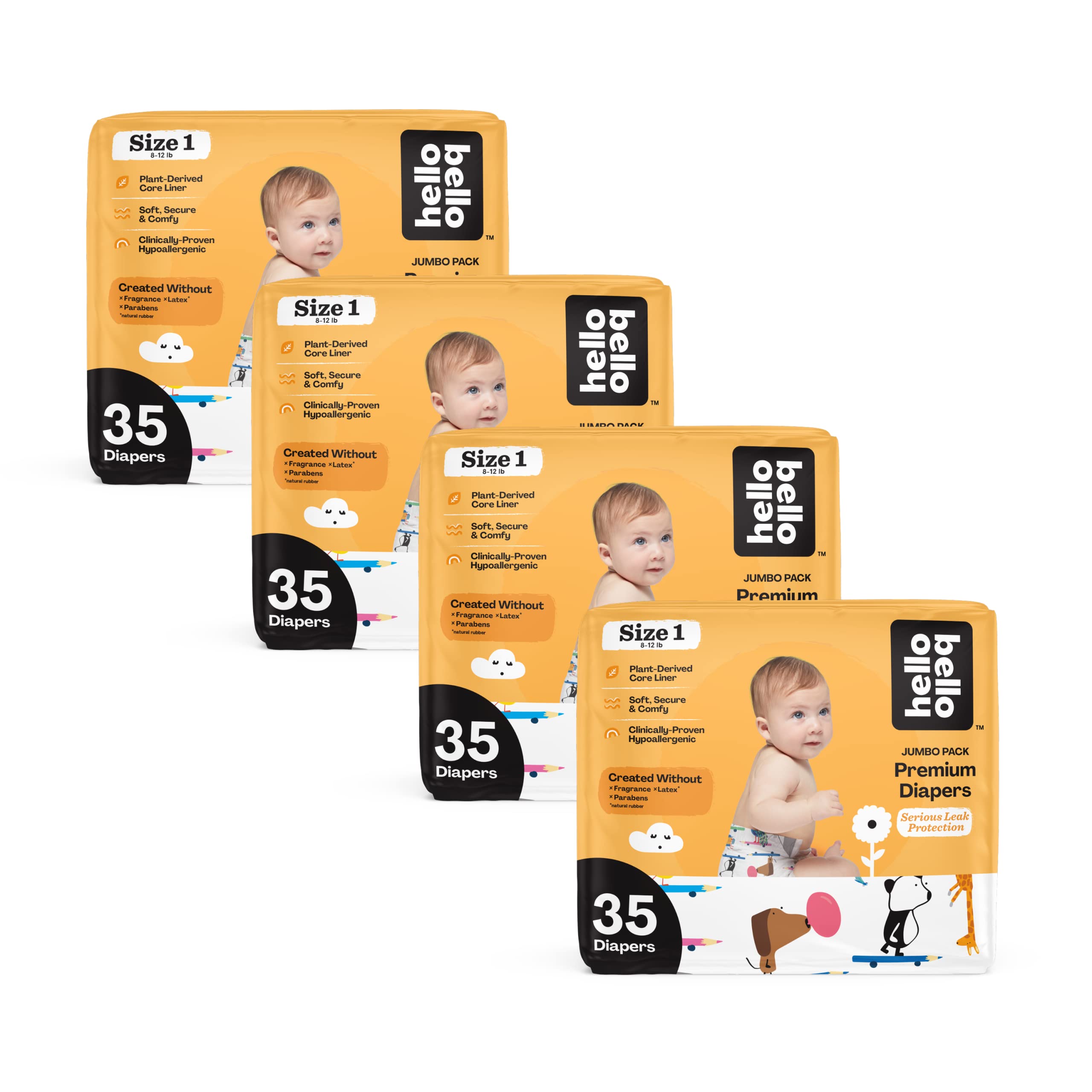 Mua Hello Bello Baby Diapers - Size 1 - Teachers Pet - 140 Count (4 ...