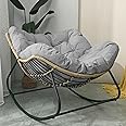 Amazon.com: Big Comfy Rocking Chair Outdoor,Front Porch Furniture ...