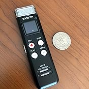 Amazon.com: EVISTR 16GB Digital Voice Recorder Voice Activated Recorder with Playback - Upgraded ...