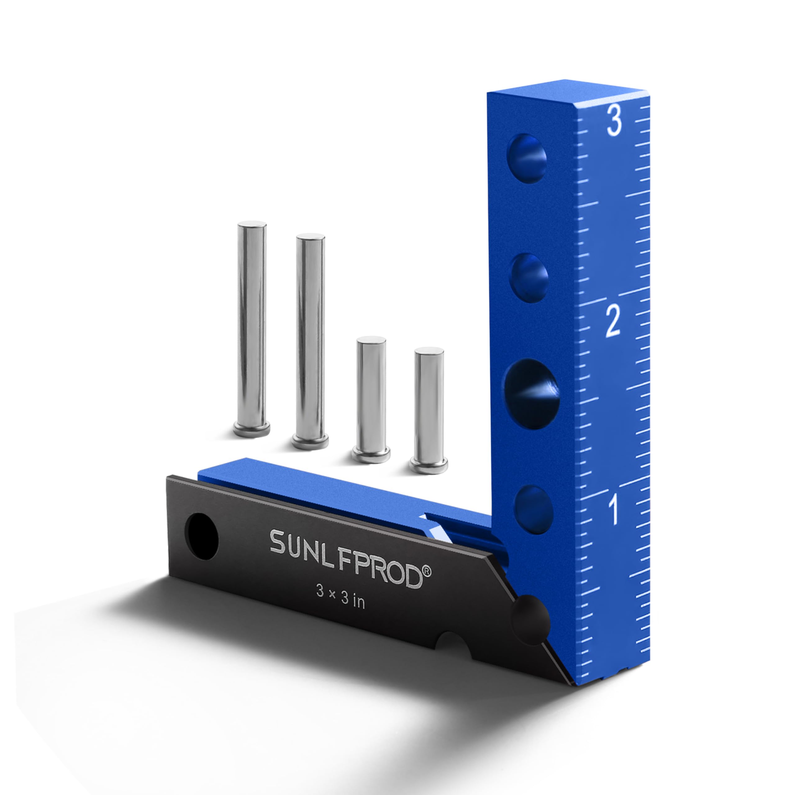 SUNLFPROD Mini Square Woodworking Center Finder Mini 90 Degree Square Small Square Measuring ...