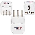 Amazon.com: Hero Premium US to Italy Power Adapter Plug (Type L, Pack ...
