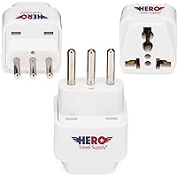 Amazon.com: Premium US to Italy Power Adapter Plug (Type L, 3 Pack ...