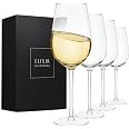 Amazon.com | ELIXIR GLASSWARE White Wine Glasses Set of 4-18 oz - Hand ...