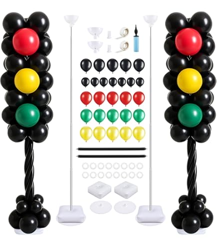 Bricklayer Hammer 6-Pack Traffic Light Balloons - Transportation Theme ...