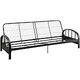 Amazon.com: DHP Vermont Metal Futon Frame, Classic Design, Full Sized ...