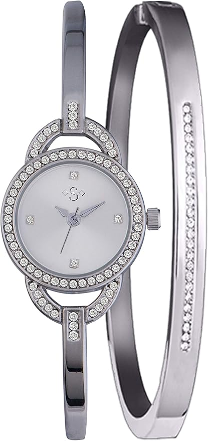 Spirit Womens Analogue Classic Quartz Watch with Stainless Steel Strap ...
