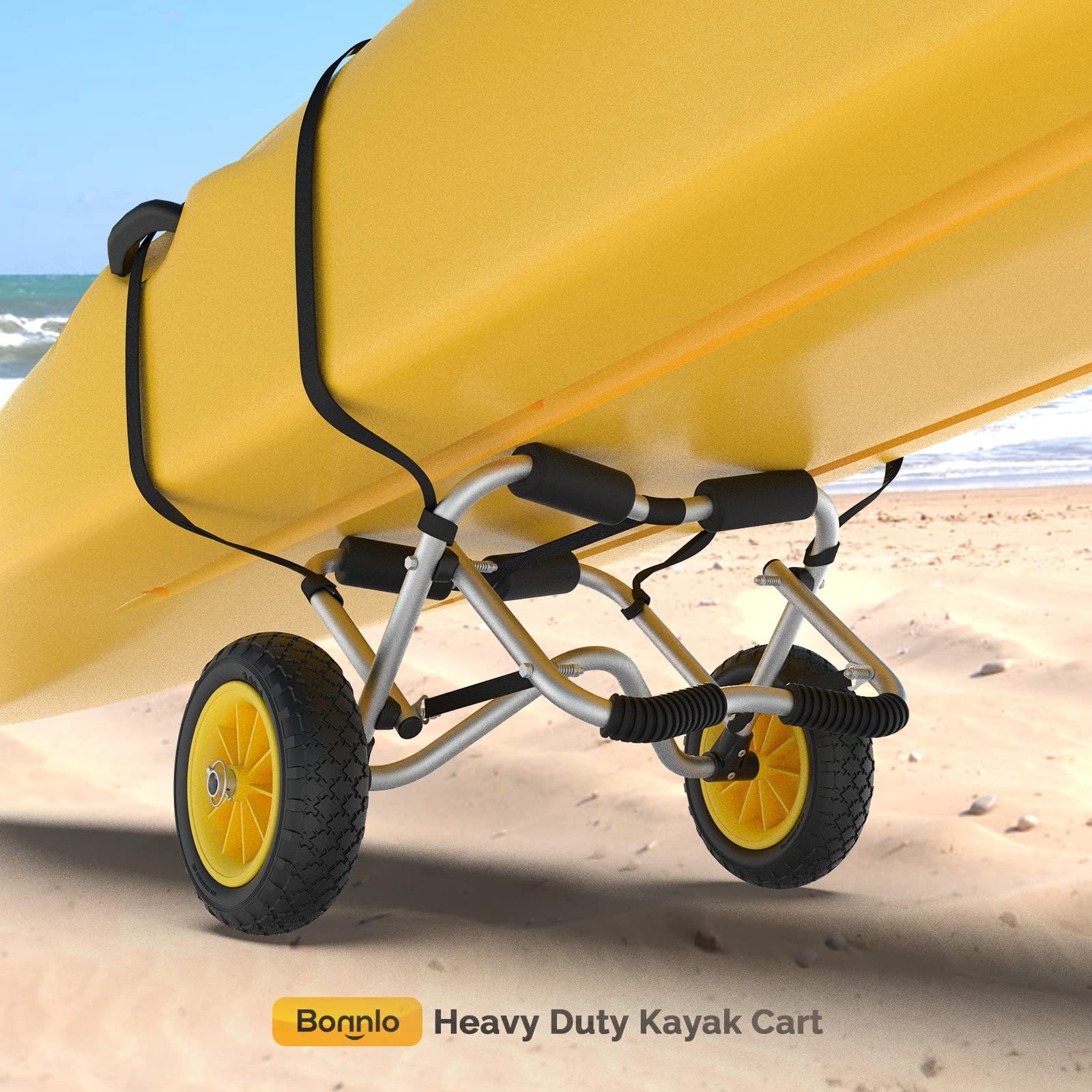 Mua Bonnlo Kayak Cart Canoe Dolly Fishing Kayak Accessories Carrier ...