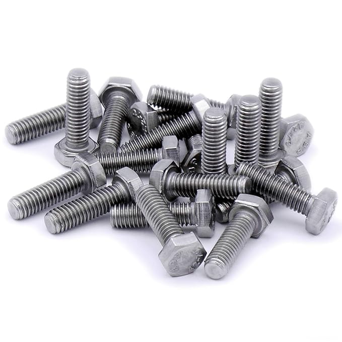 M6 (6mm x 20mm) Hex Bolt (Fully Threaded Setscrew) - Stainless Steel ...
