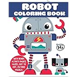 Robot coloring book for kids ages 2-5: Coloring Book For Toddlers and ...