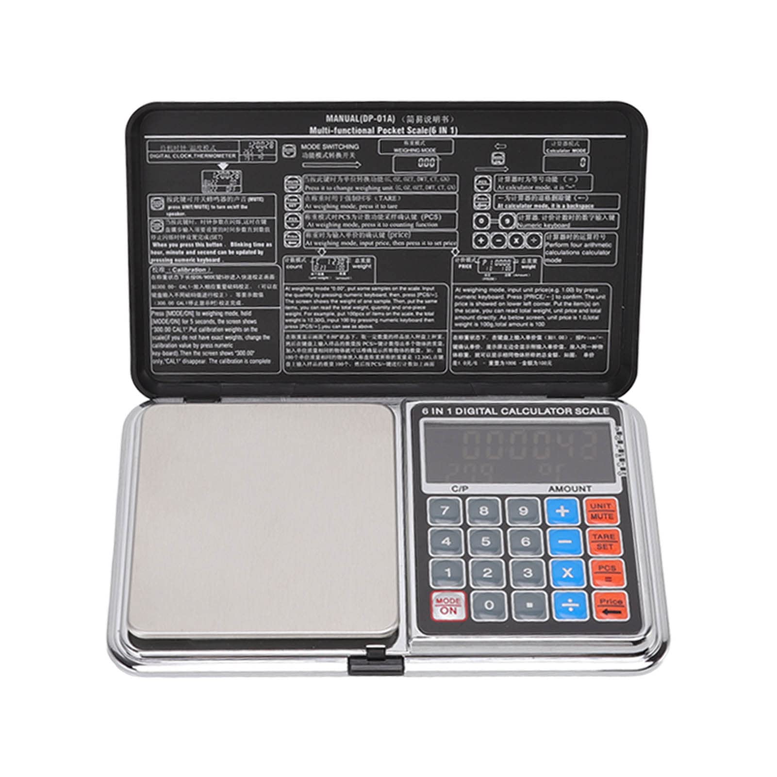 Digital Calculator Scale, Stainless Steel High Accuracy Pocket Scale ...