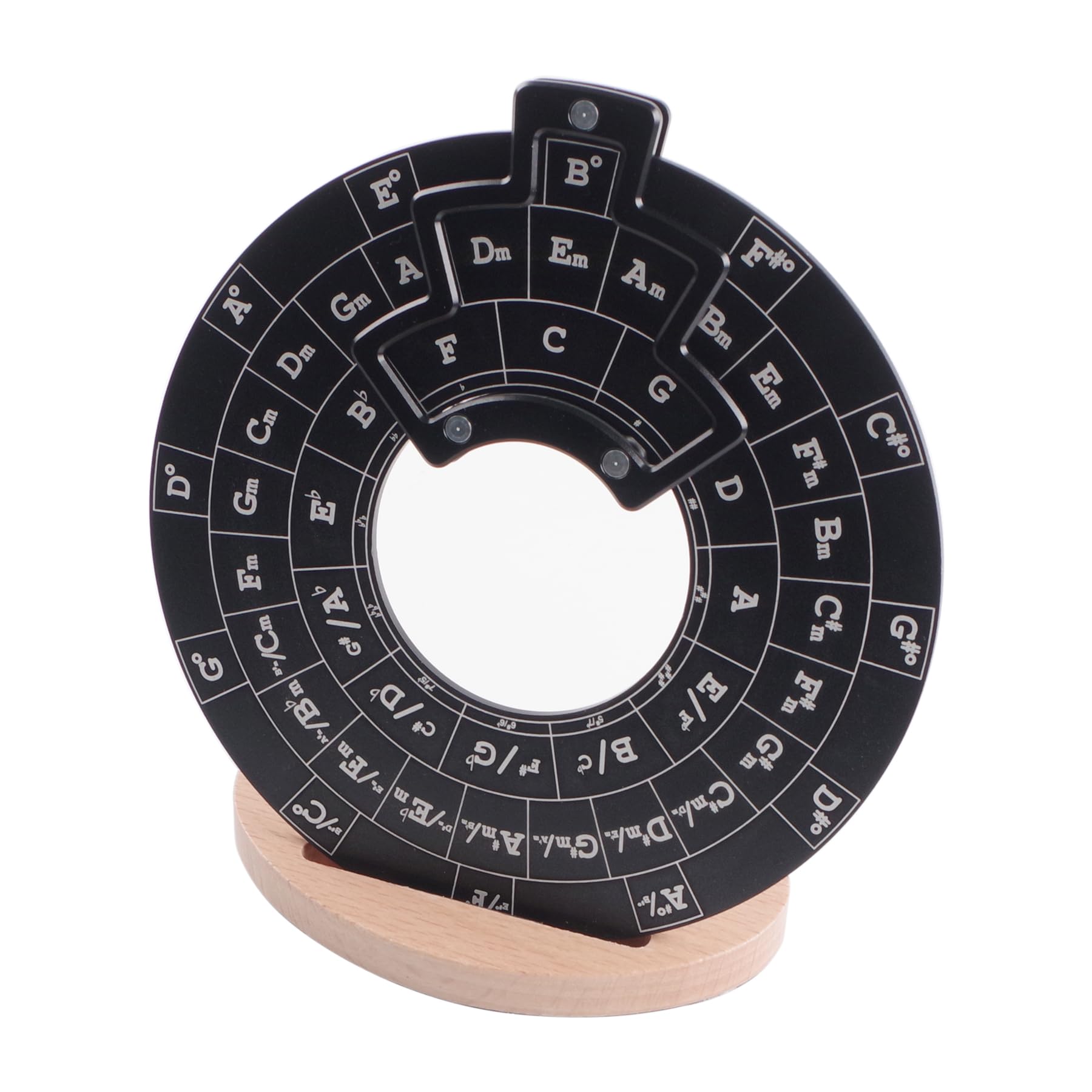 Rockhouse Circle of Fifths Wheel Metal Melody Tool Chord Wheel with ...