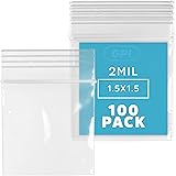Amazon.com: Clear Plastic Reusable Zip Bags - 200 Count 10" x 13" 2 mil ...
