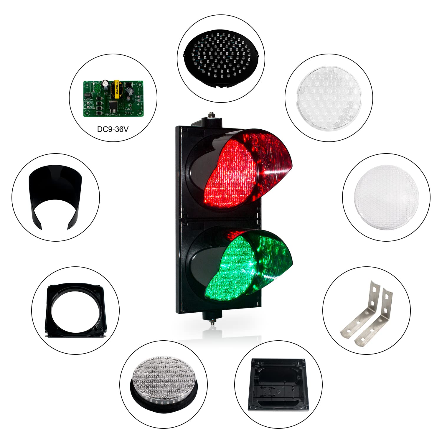 Mua BBMi DC9-36V 200mm(8inch) Traffic Light, Red/Green Stop and Go ...