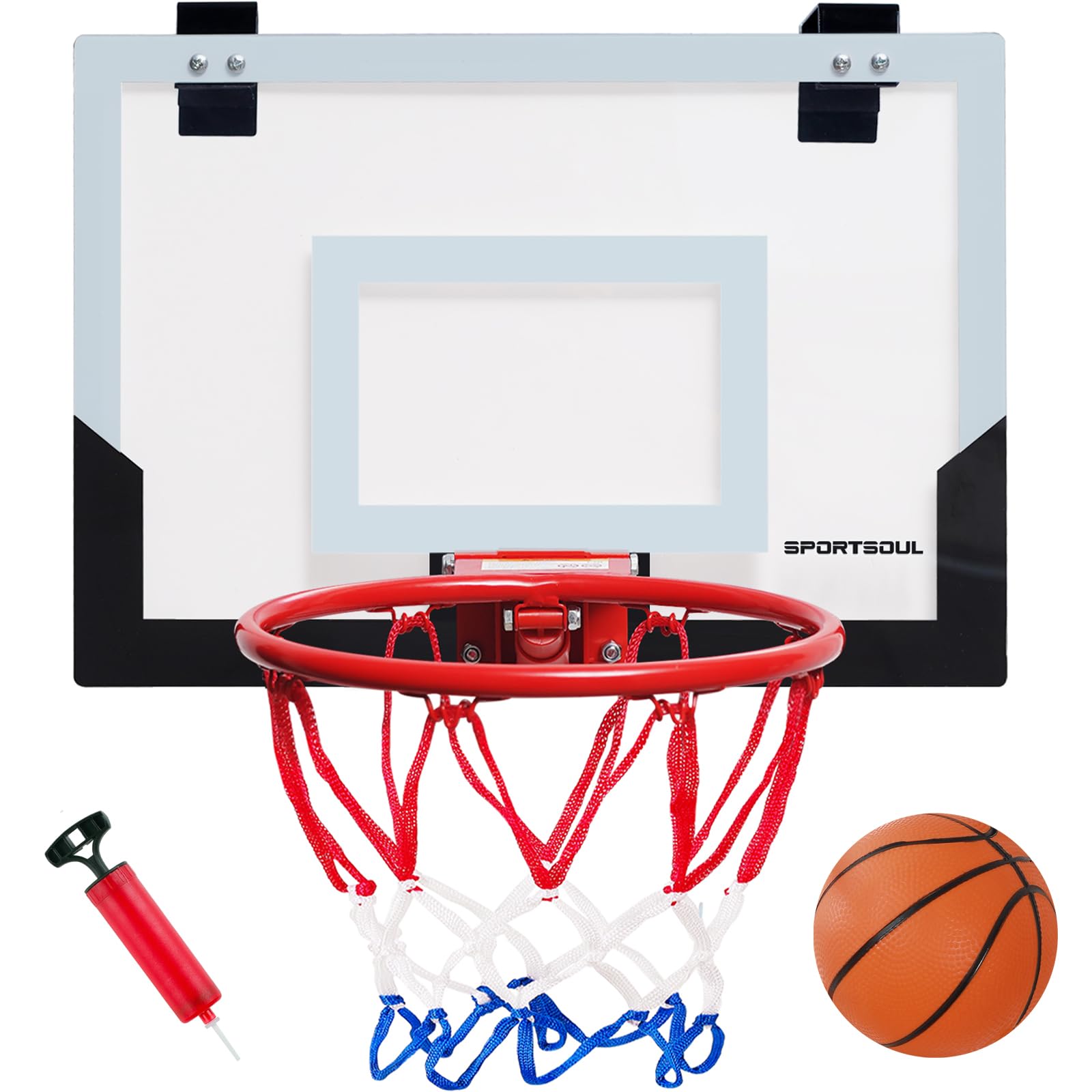Mini Basketball Hoop Indoor for Kids, Over The Door Basketball Hoop ...