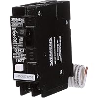 Siemens -HI Siemens QF120A Circuit Breaker, 20A, 1P, 10Ka, 120Vac ...