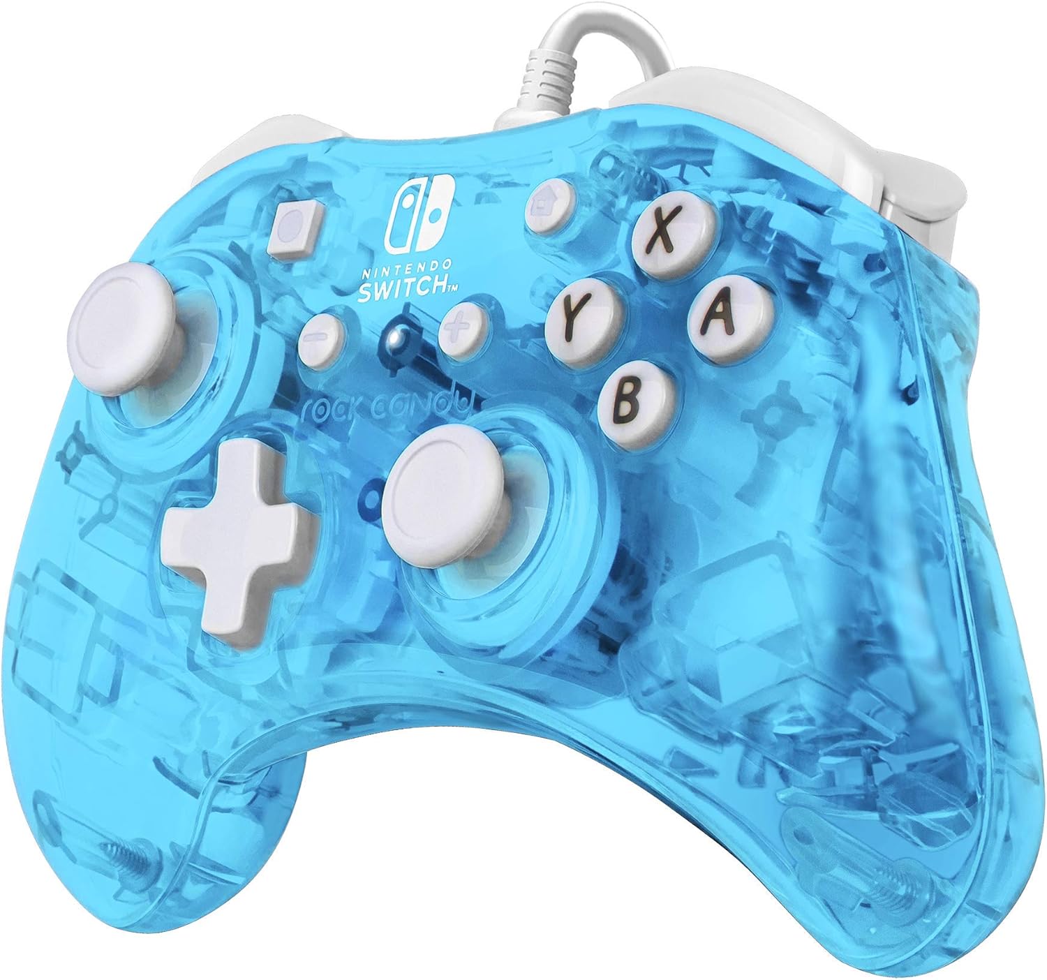 PDP Rock Candy Mini Wired Controller for Nintendo Switch, Blu-Merang ...